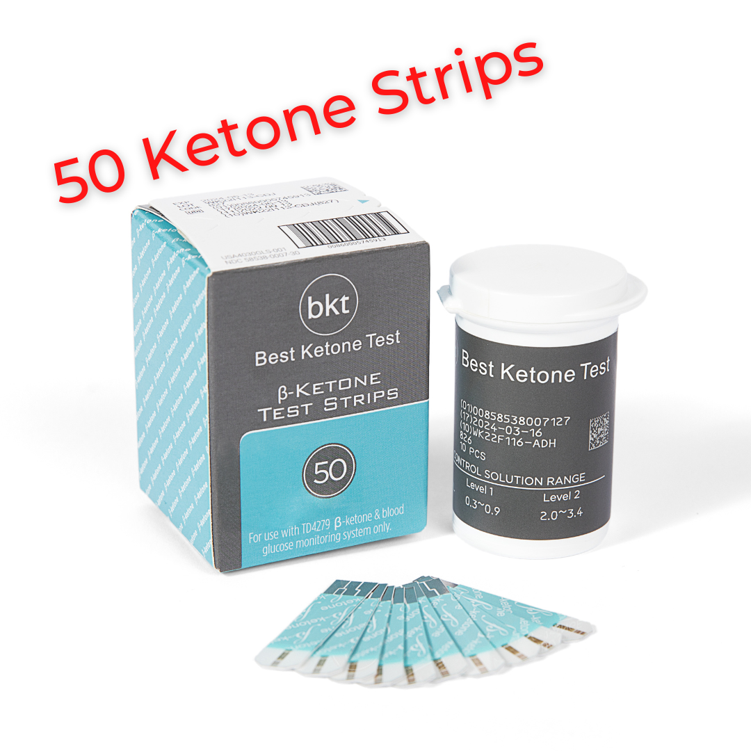 Blood Ketone Test Strips from BKT – Test Strips for Keto Mojo TD-4279 ...
